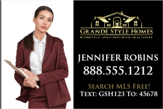 12x18 WINDOW CLING #1 - Grande Style Homes – Estate Prints